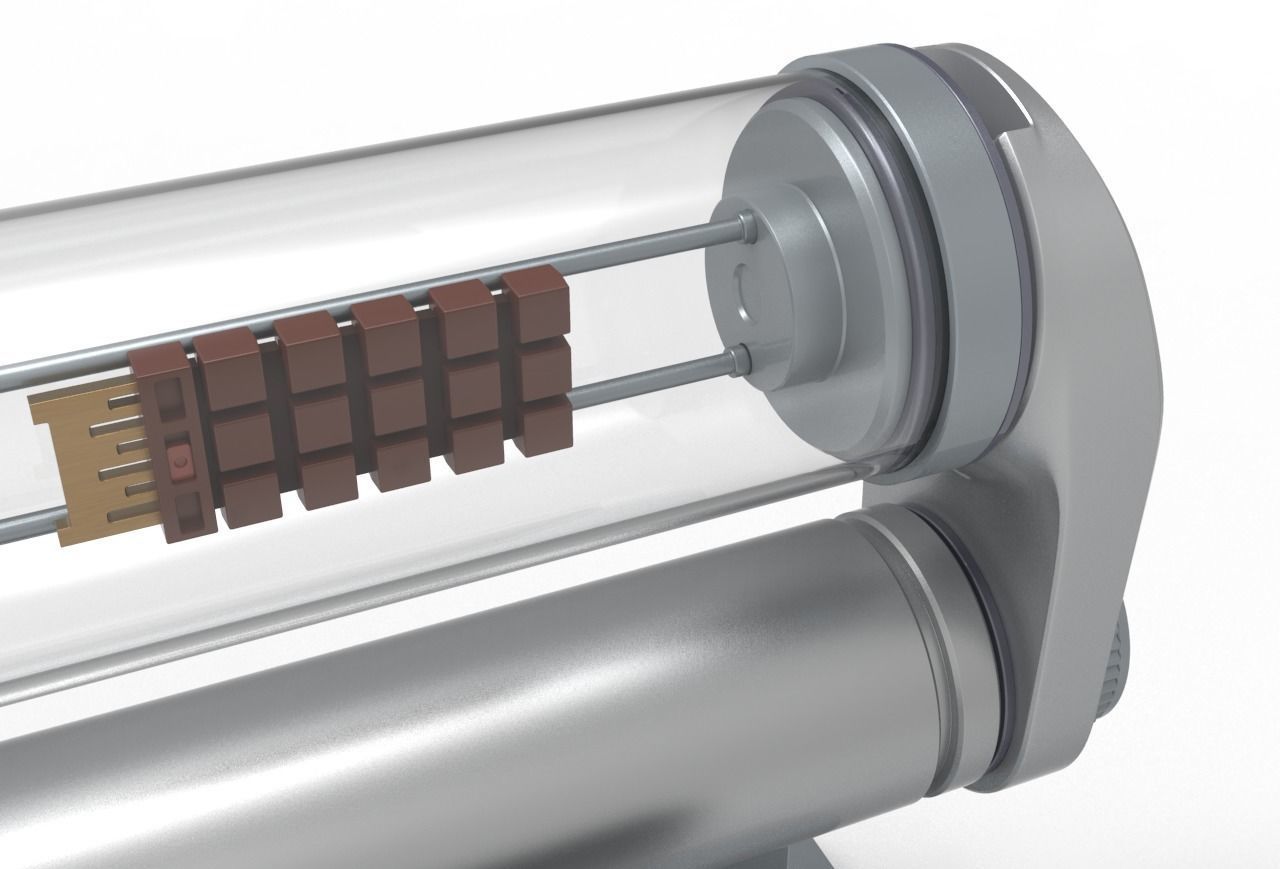 Terminator Brain Chip with stand 3D model | CGTrader