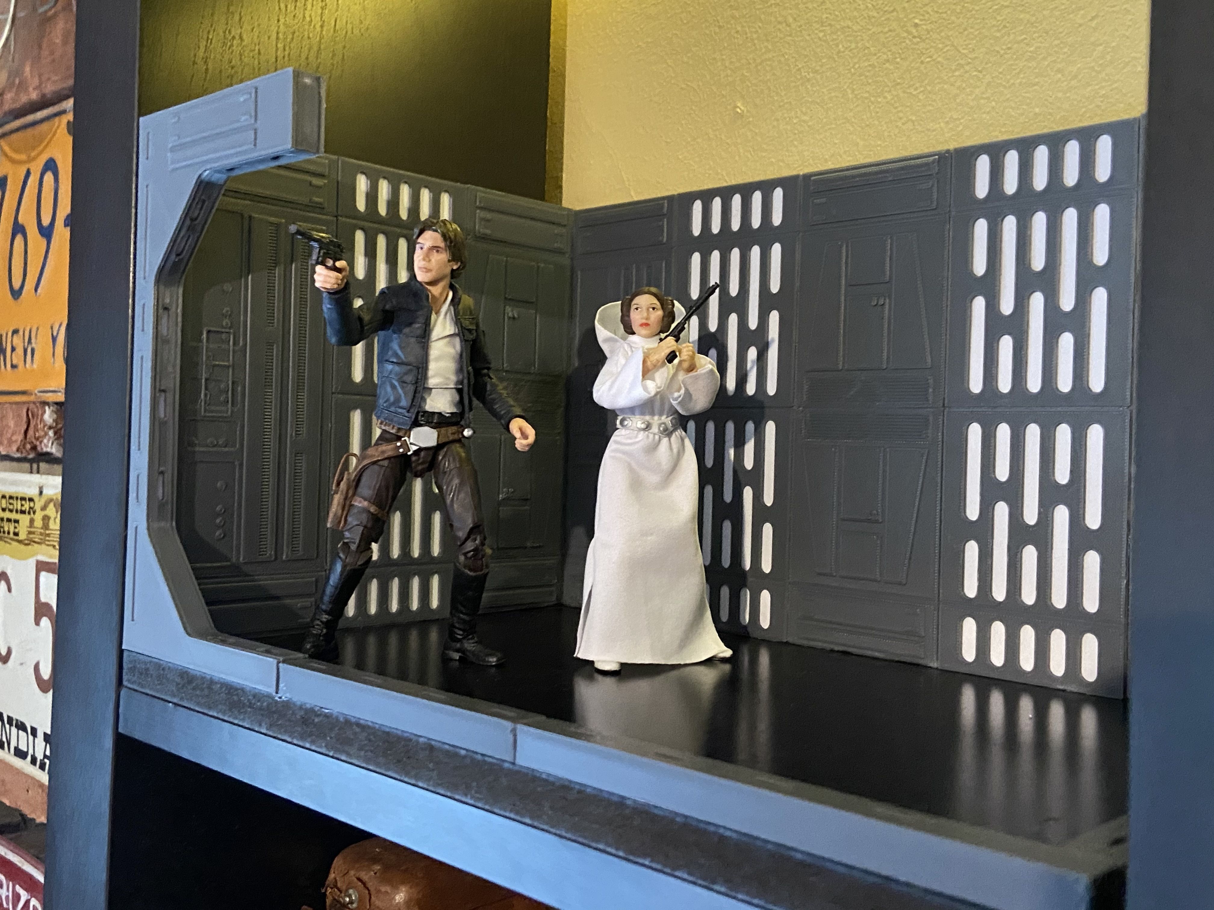 DEATH STAR DIORAMA V2 FOR 6INCH AND 3 75INCH FIGURES 3D model 3D ...