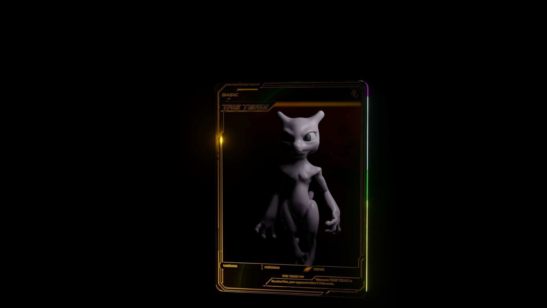 pokemon card 3D model animated rigged | CGTrader