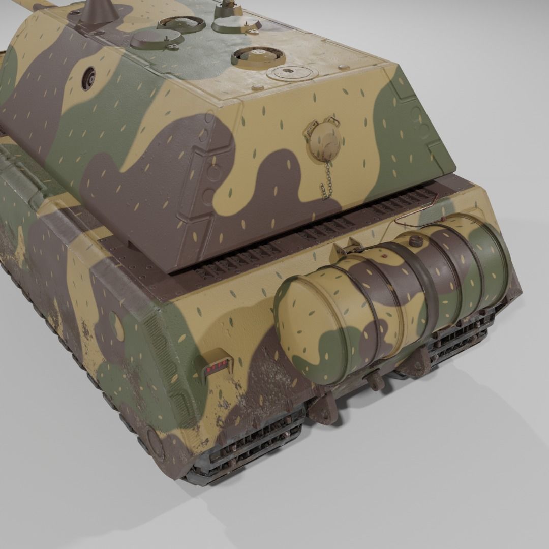 Panzerkampfwagen VIII Maus free 3D model | CGTrader
