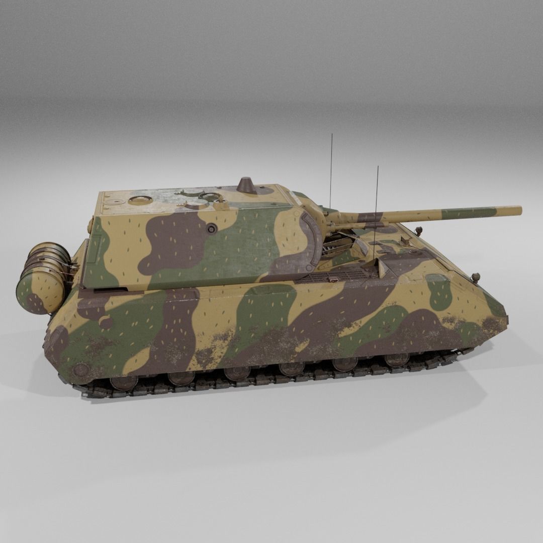 Panzerkampfwagen VIII Maus free 3D model | CGTrader