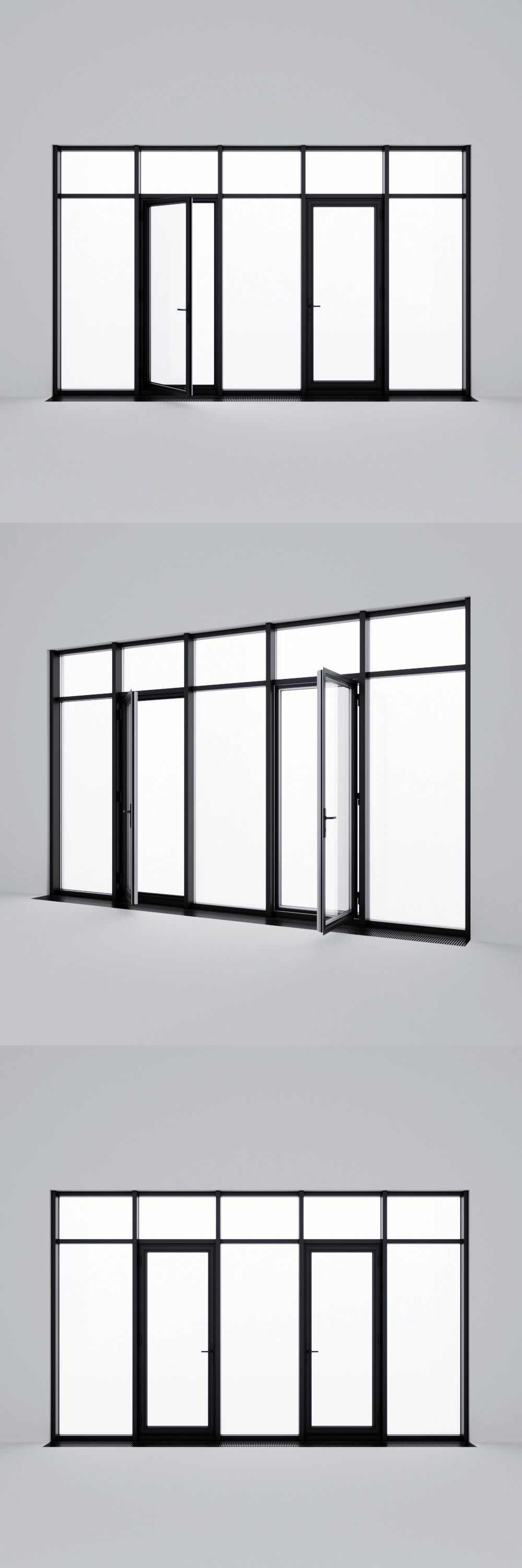 Sliding doors free 3D model | CGTrader