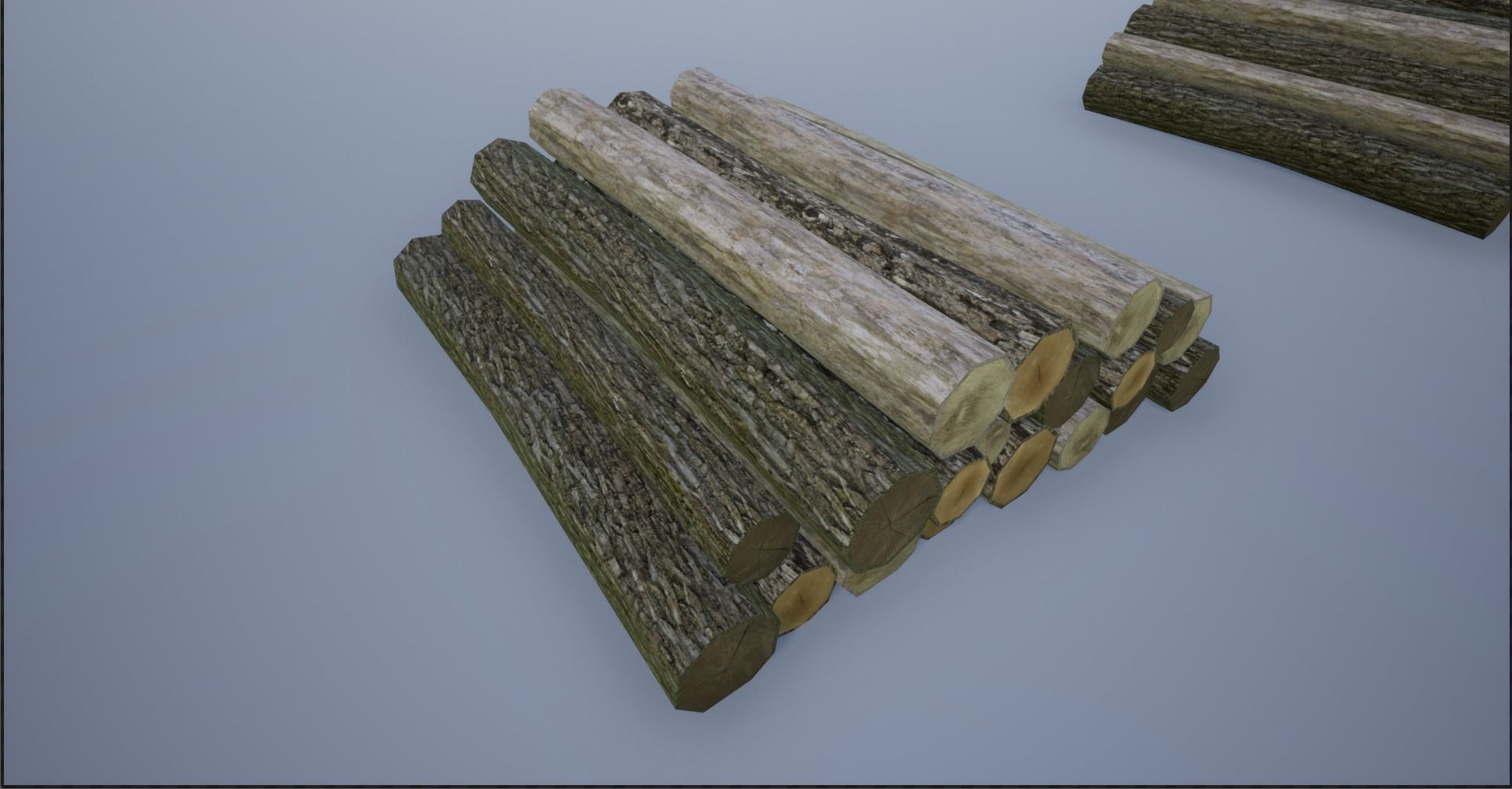 3D model Lowpoly Wood-Log and Log Piles VR / AR / low-poly | CGTrader