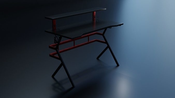 Gaming Desk free 3D model | CGTrader