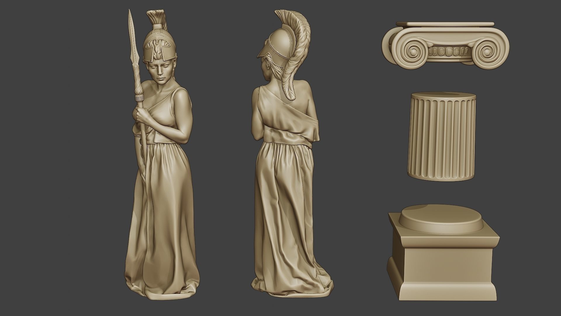 Athena A1 3D model 3D printable | CGTrader