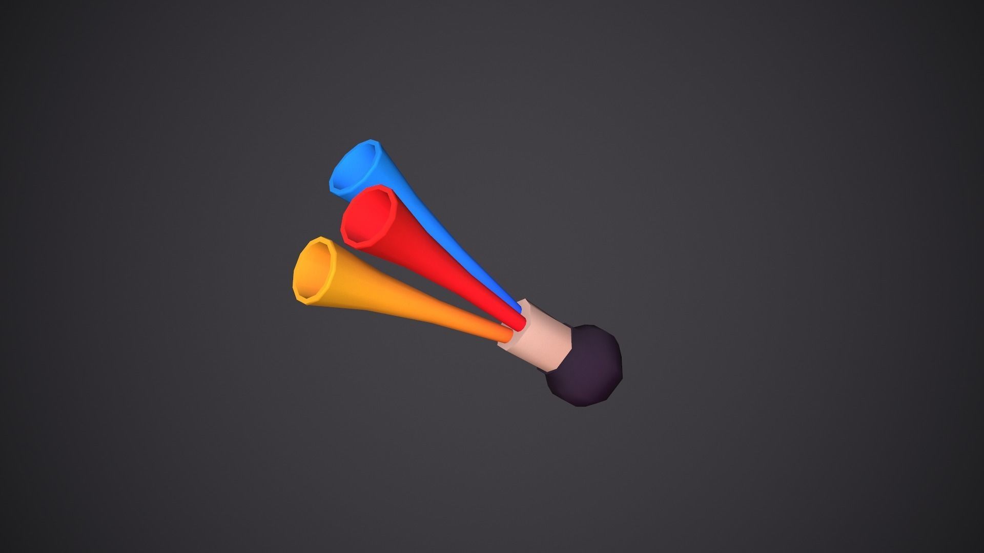 3D model Soccer Assets Cartoony Football Props VR / AR / low-poly ...