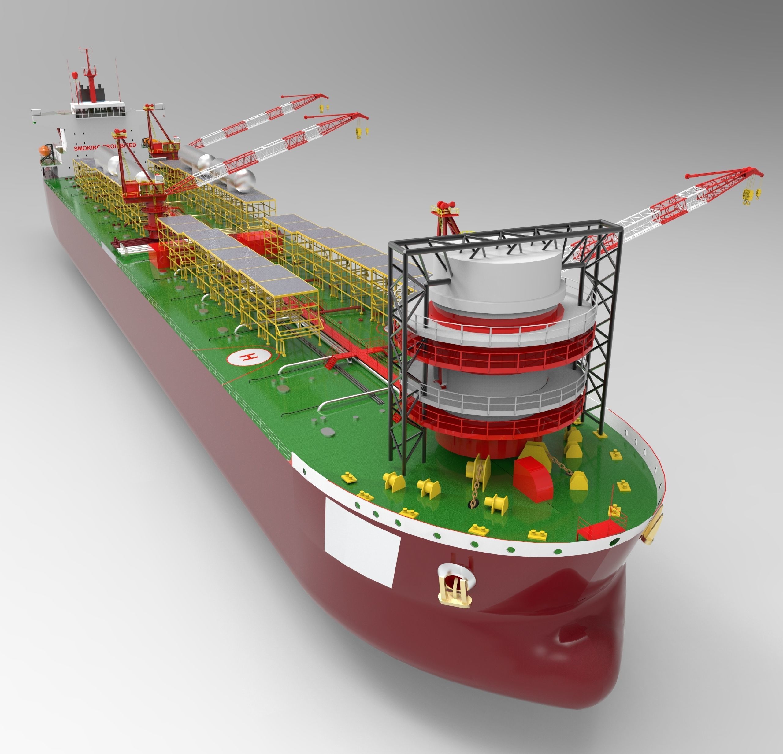 3D model FPSO Vessel VR / AR / low-poly | CGTrader