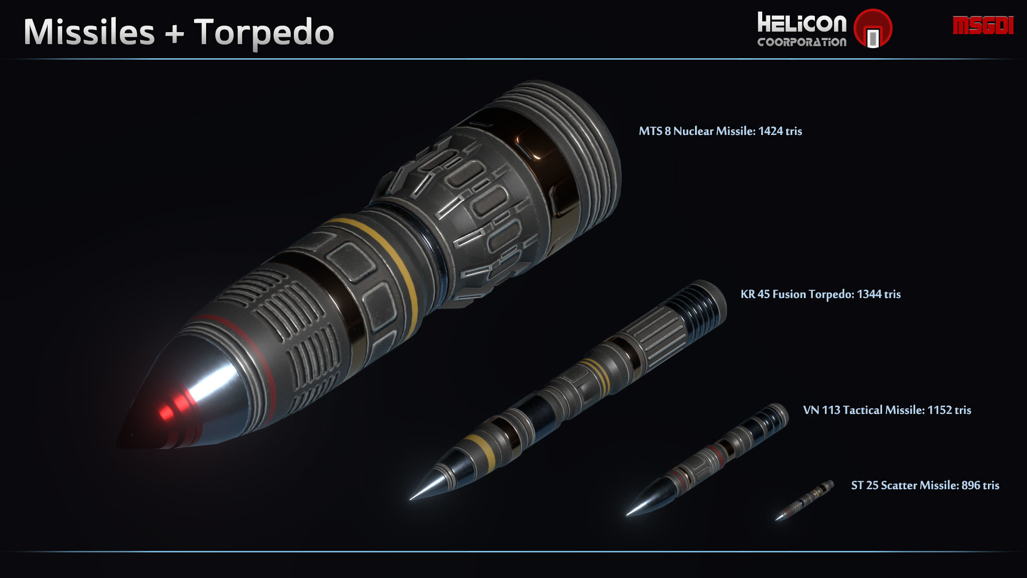 Helicon Corporation Fleet Collection | CGTrader