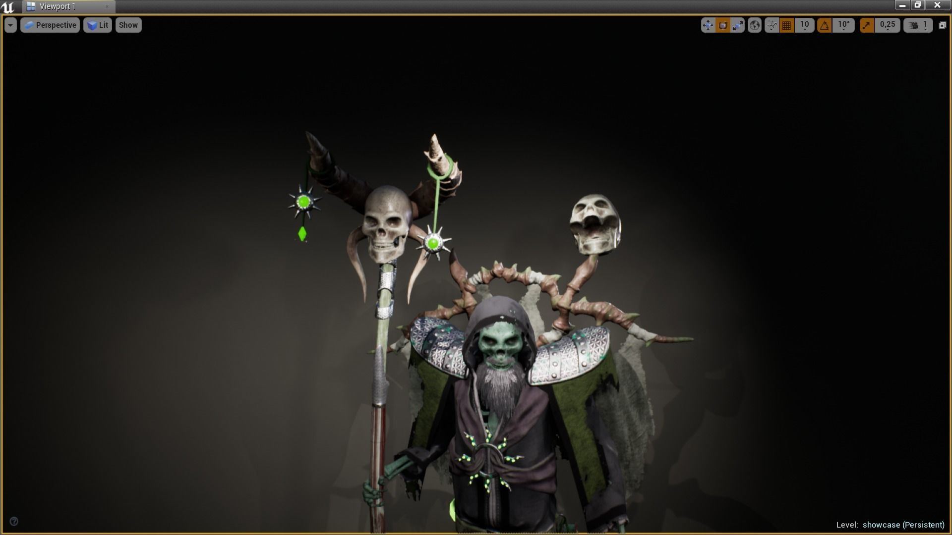 3D model Skeleton Wizard VR / AR / low-poly | CGTrader