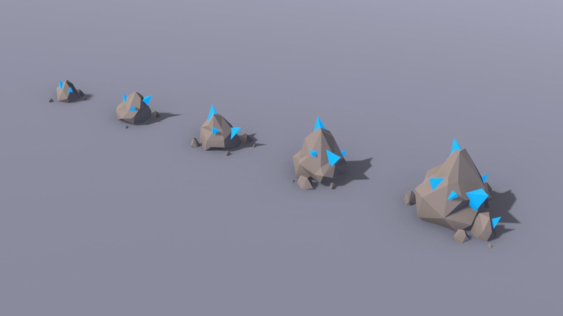 3D model Low Poly Ore VR / AR / low-poly | CGTrader