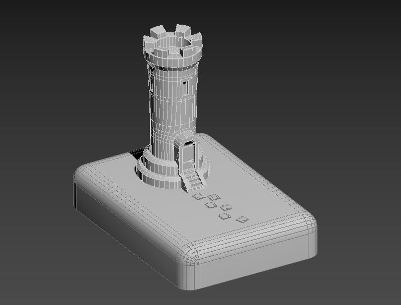 3D model Stylized cartoon tower VR / AR / low-poly | CGTrader