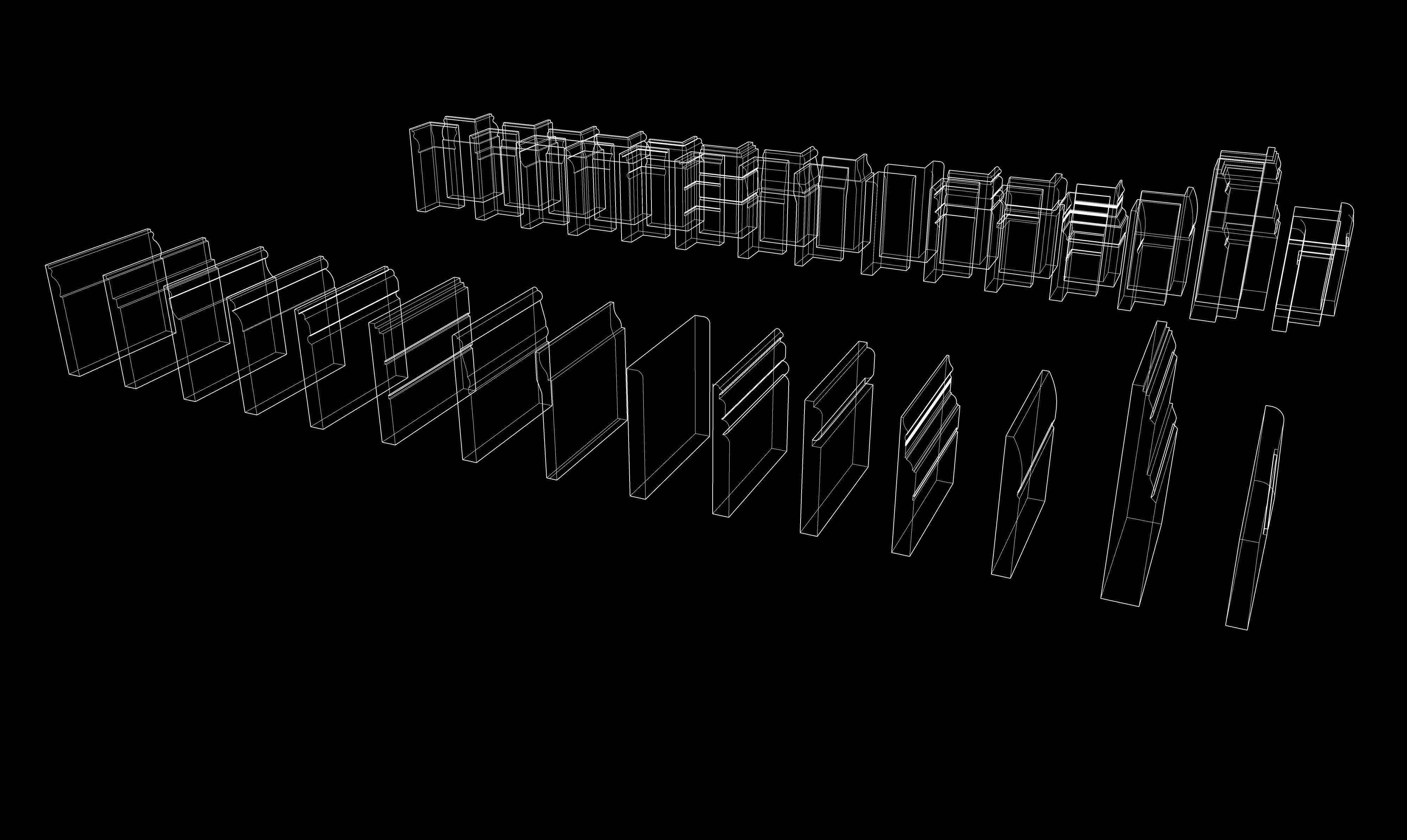 baseboard molding 3D model | CGTrader