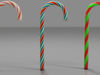 Low Poly Candy Canes free VR / AR / low-poly 3D model | CGTrader