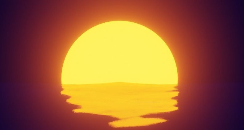 3D model Satisfying Sunset | CGTrader