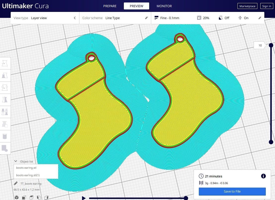 christmas pack earring 3D model 3D printable | CGTrader