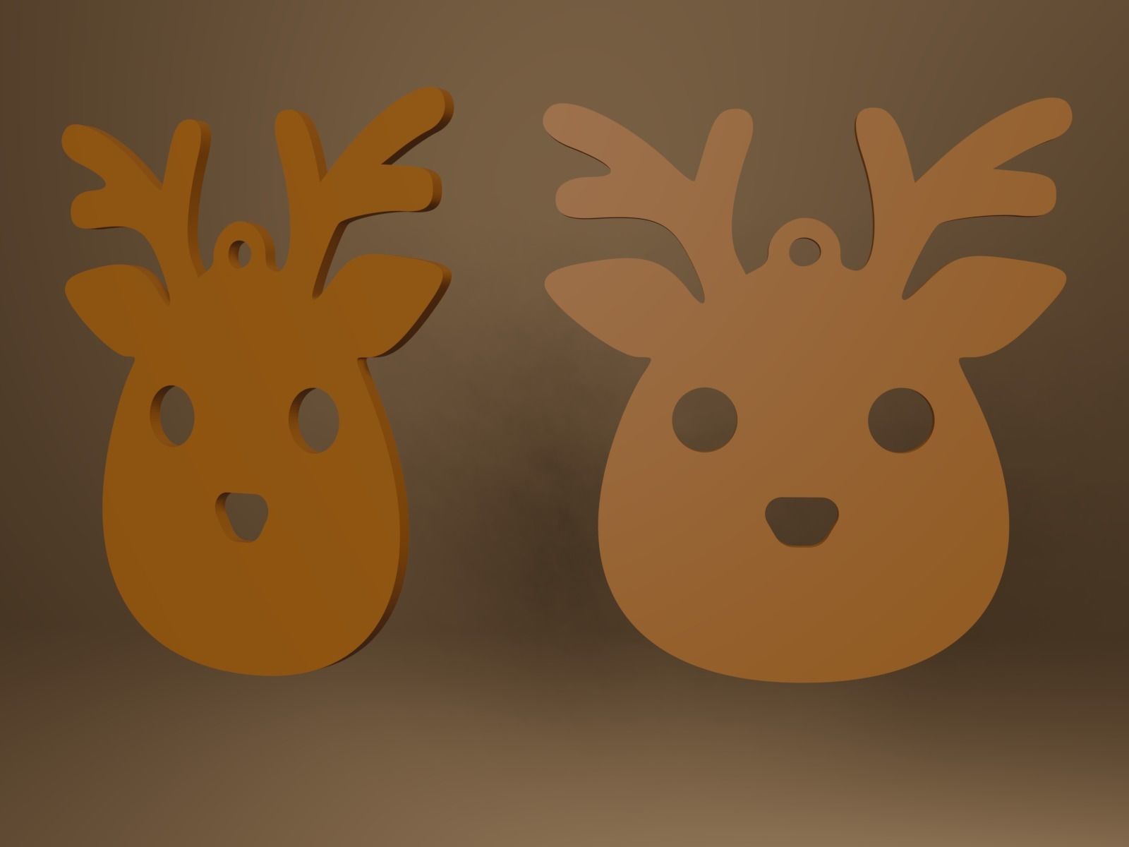 christmas pack earring 3D model 3D printable | CGTrader