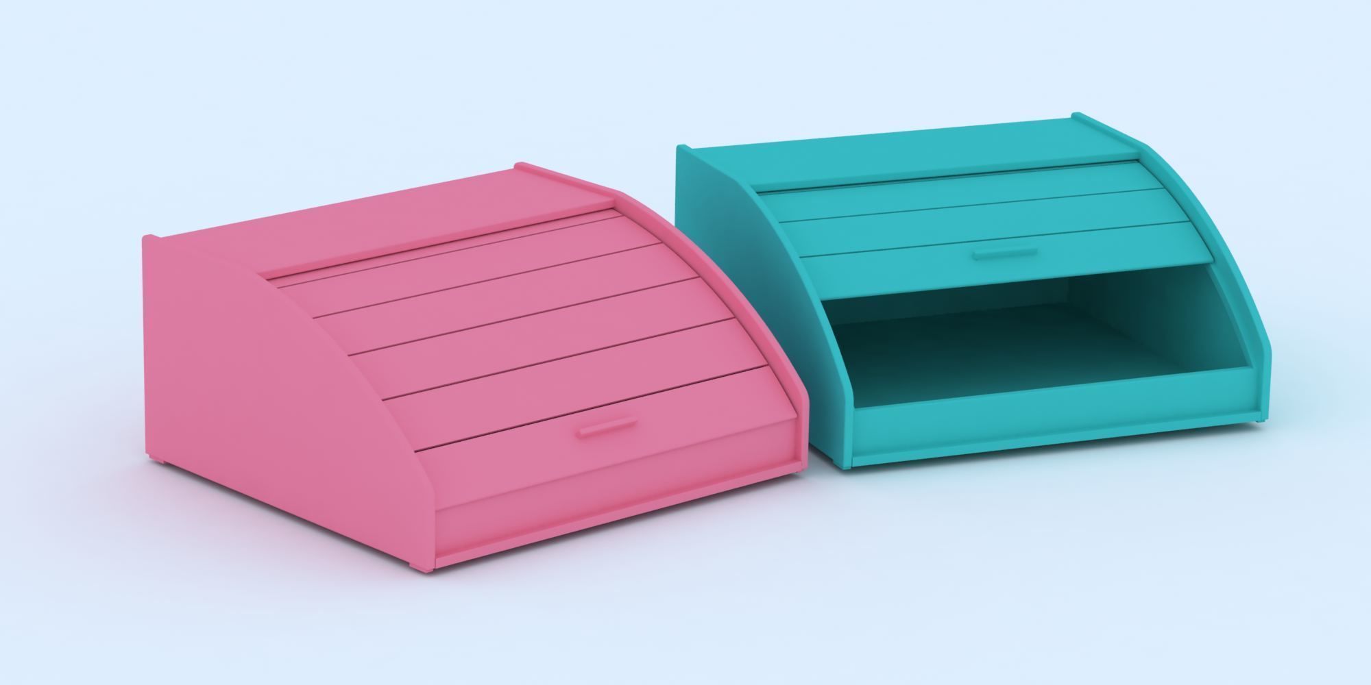 Bread Box 3D model | CGTrader