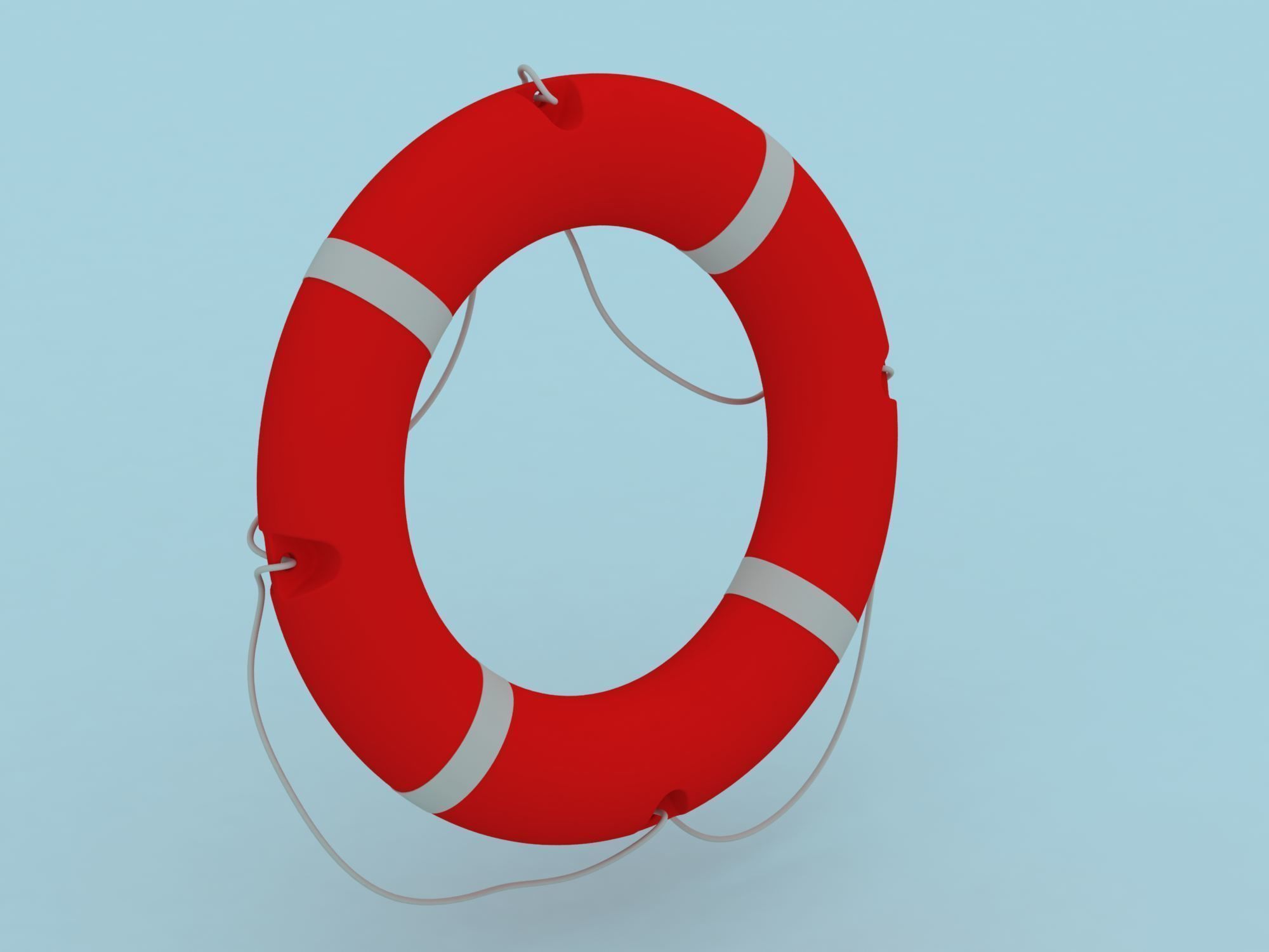 Lifebuoy life preserver 3D model | CGTrader