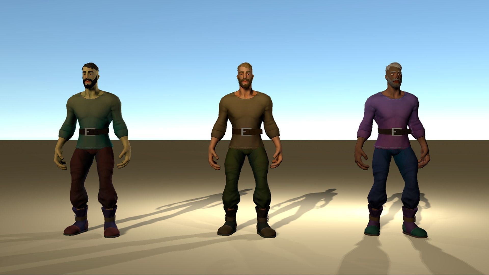3D model Stylized Human Male VR / AR / low-poly rigged animated | CGTrader