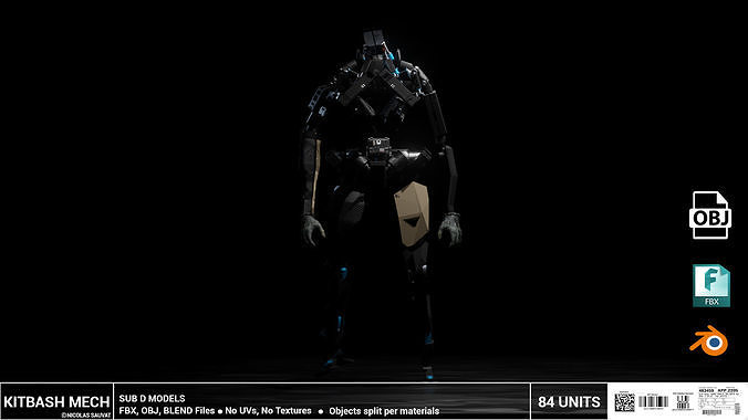 MECH KITBASH 3D model | CGTrader