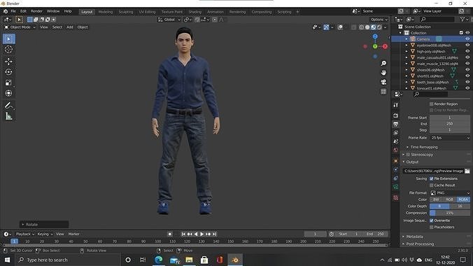 3D Male Model character 3D model 3D printable | CGTrader
