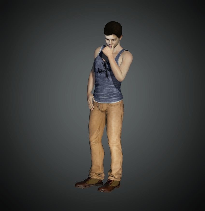 Unity Digital Human HS004 free 3D model animated rigged | CGTrader