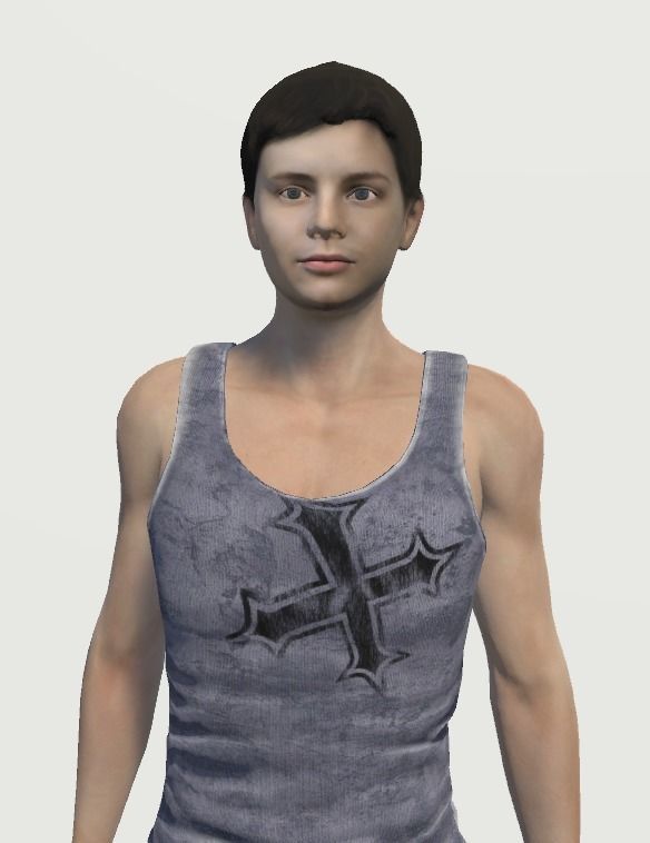 Unity Digital Human HS004 free 3D model animated rigged | CGTrader