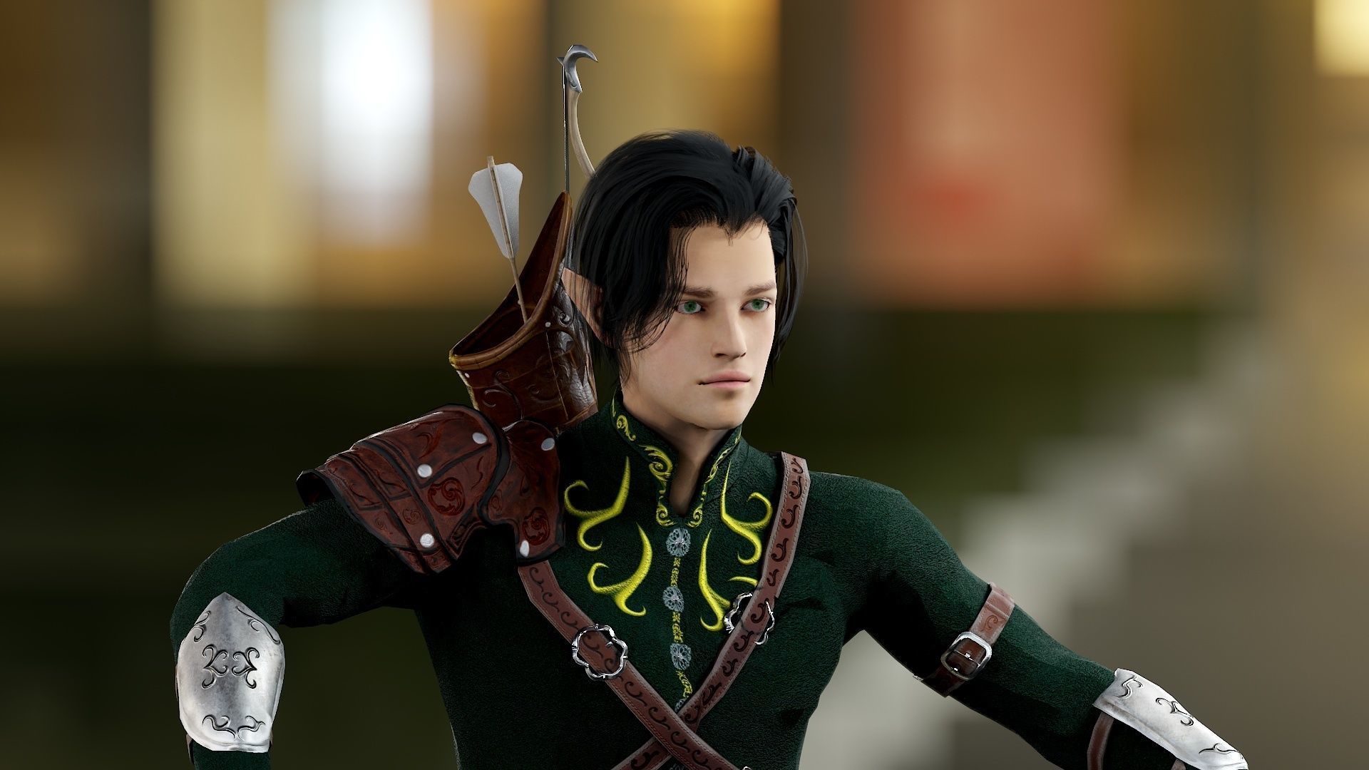 3D model Wood elf Low-poly 3D model VR / AR / low-poly rigged | CGTrader