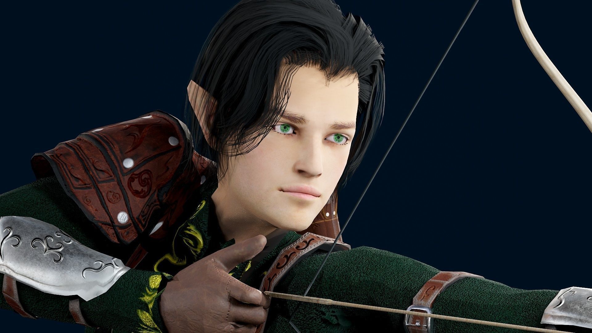 3D model Wood elf Low-poly 3D model VR / AR / low-poly rigged | CGTrader