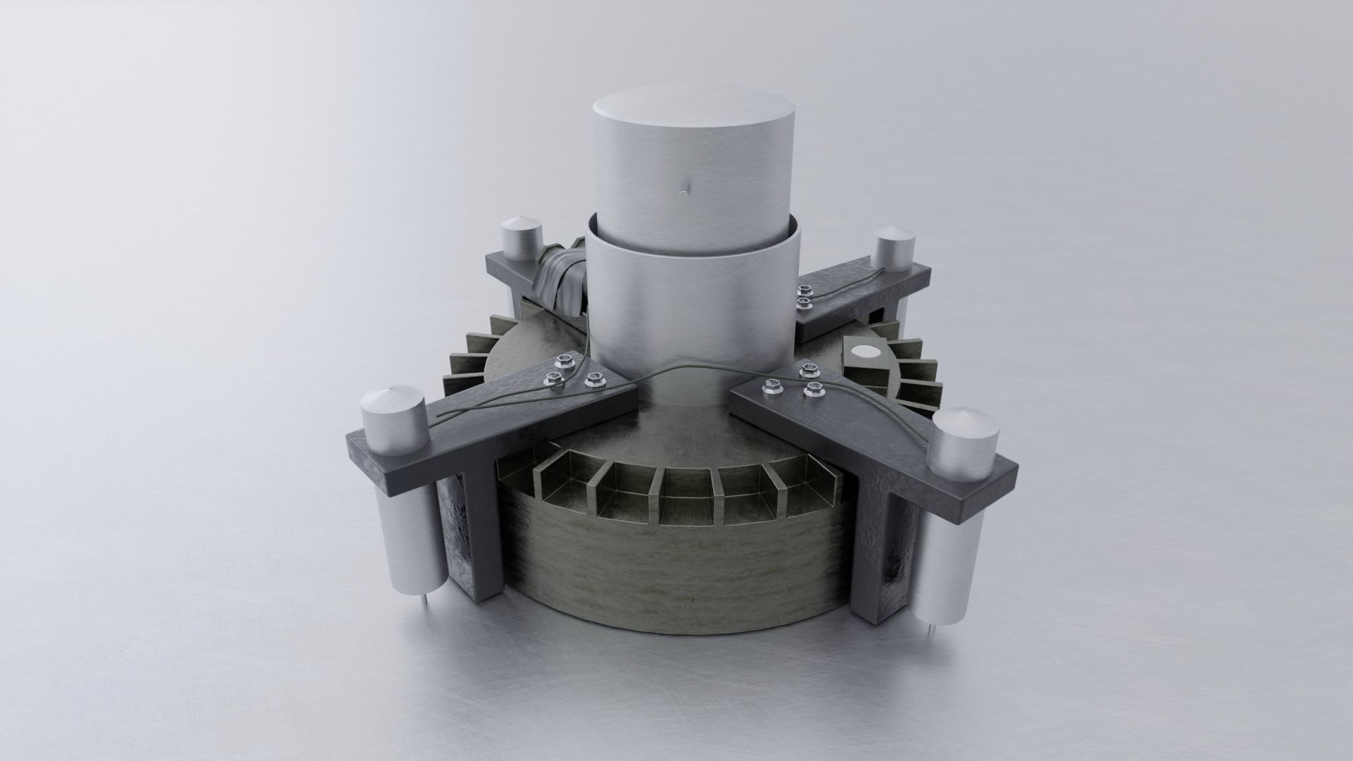 Fuze Cluster Charge 3D model | CGTrader