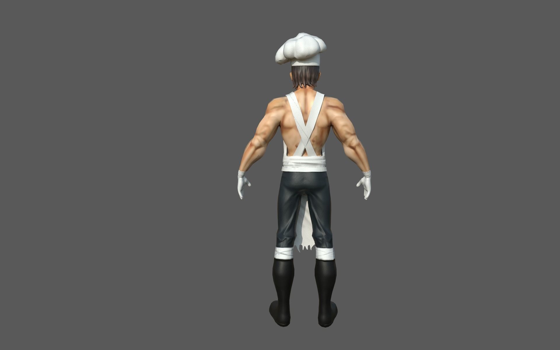 3D model Chef low poly 3d model VR / AR / low-poly | CGTrader