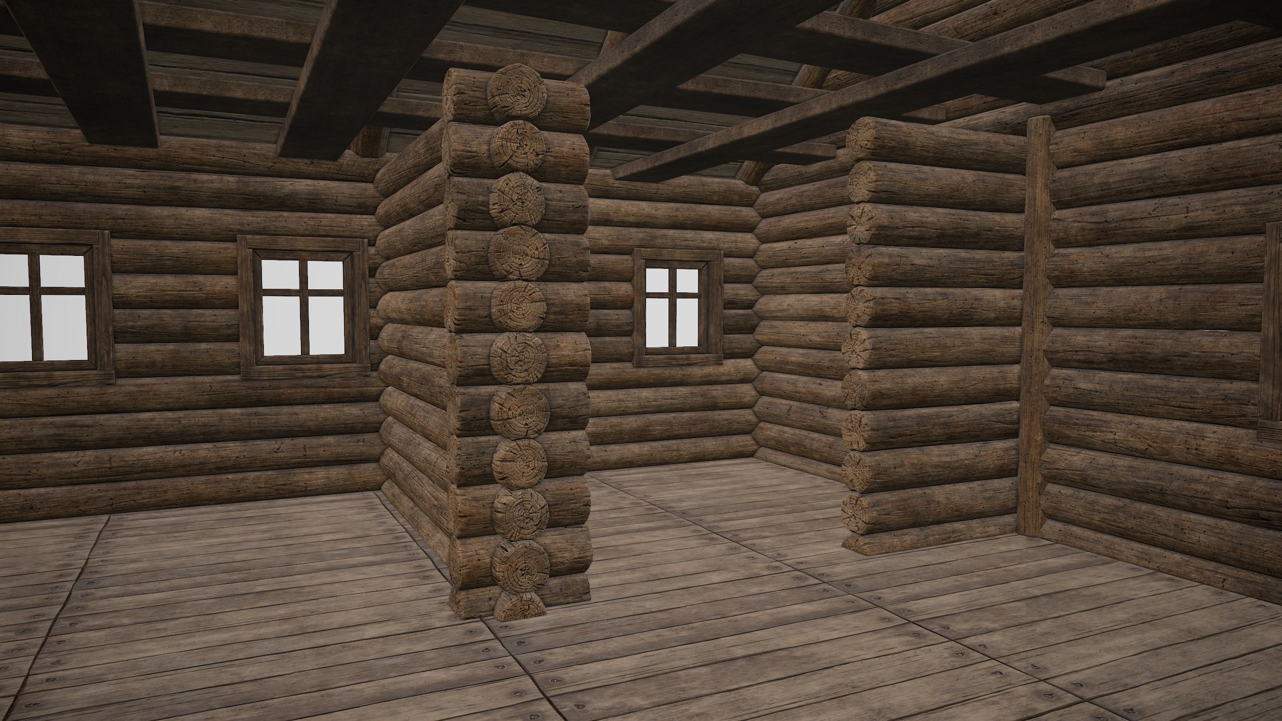 3D model Old hut VR / AR / low-poly | CGTrader