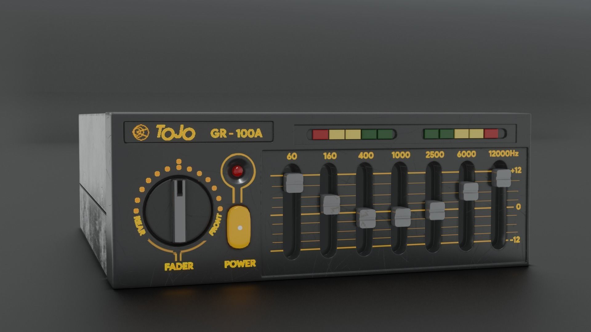 3D model Tojo GR100A Equalizer VR / AR / low-poly | CGTrader