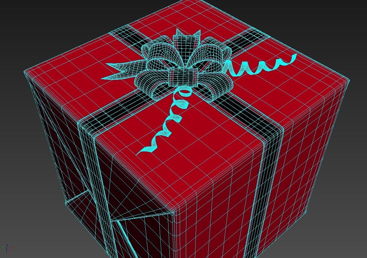 Gift Box 3D model 3D model | CGTrader