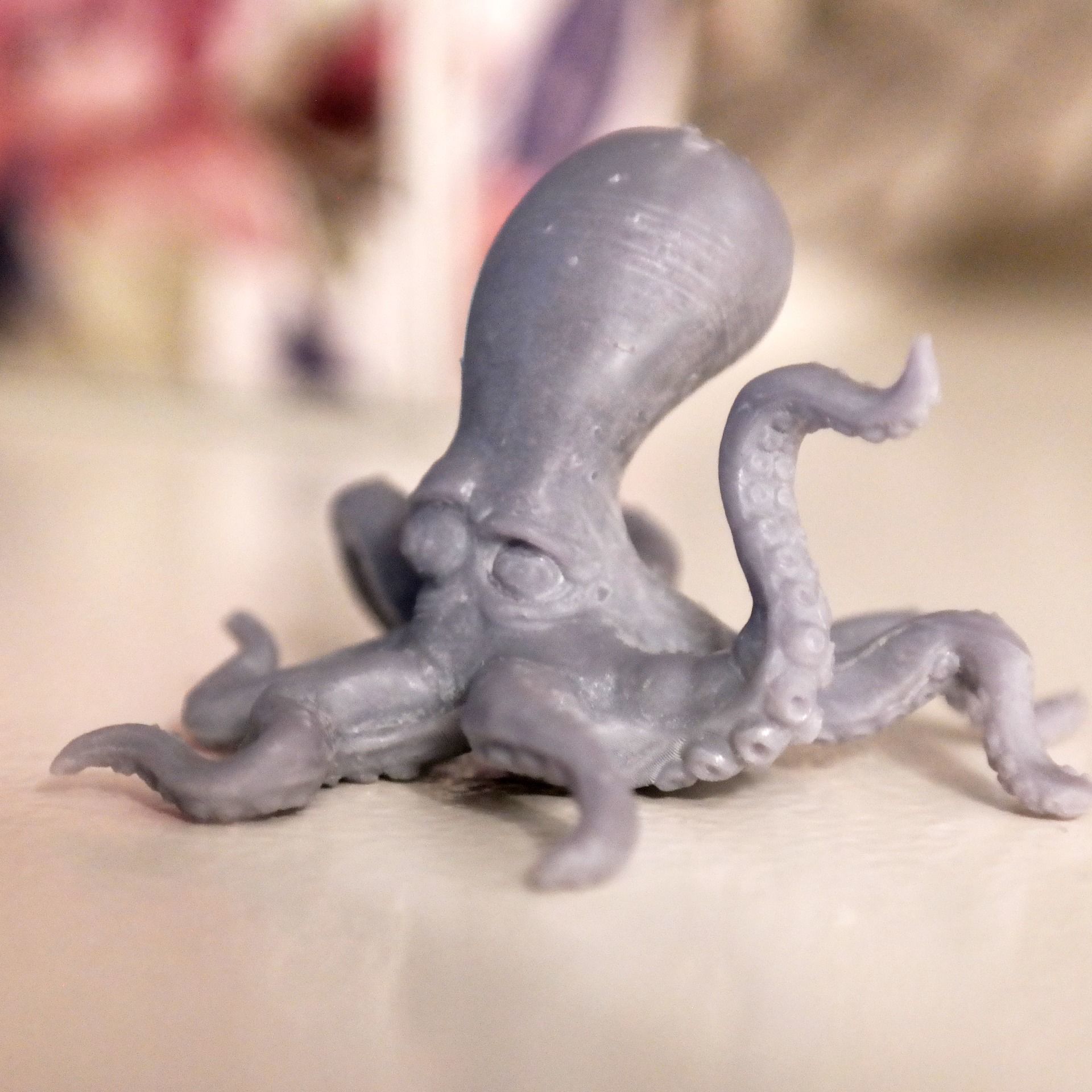 Octopus Cartoon 3D model 3D printable | CGTrader