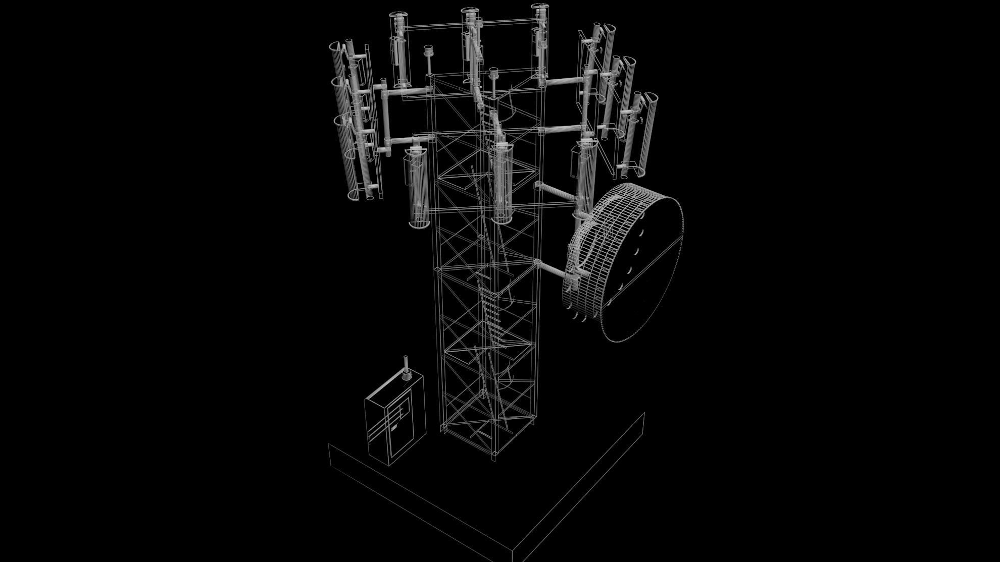 3D model Antenna Tower VR / AR / low-poly | CGTrader