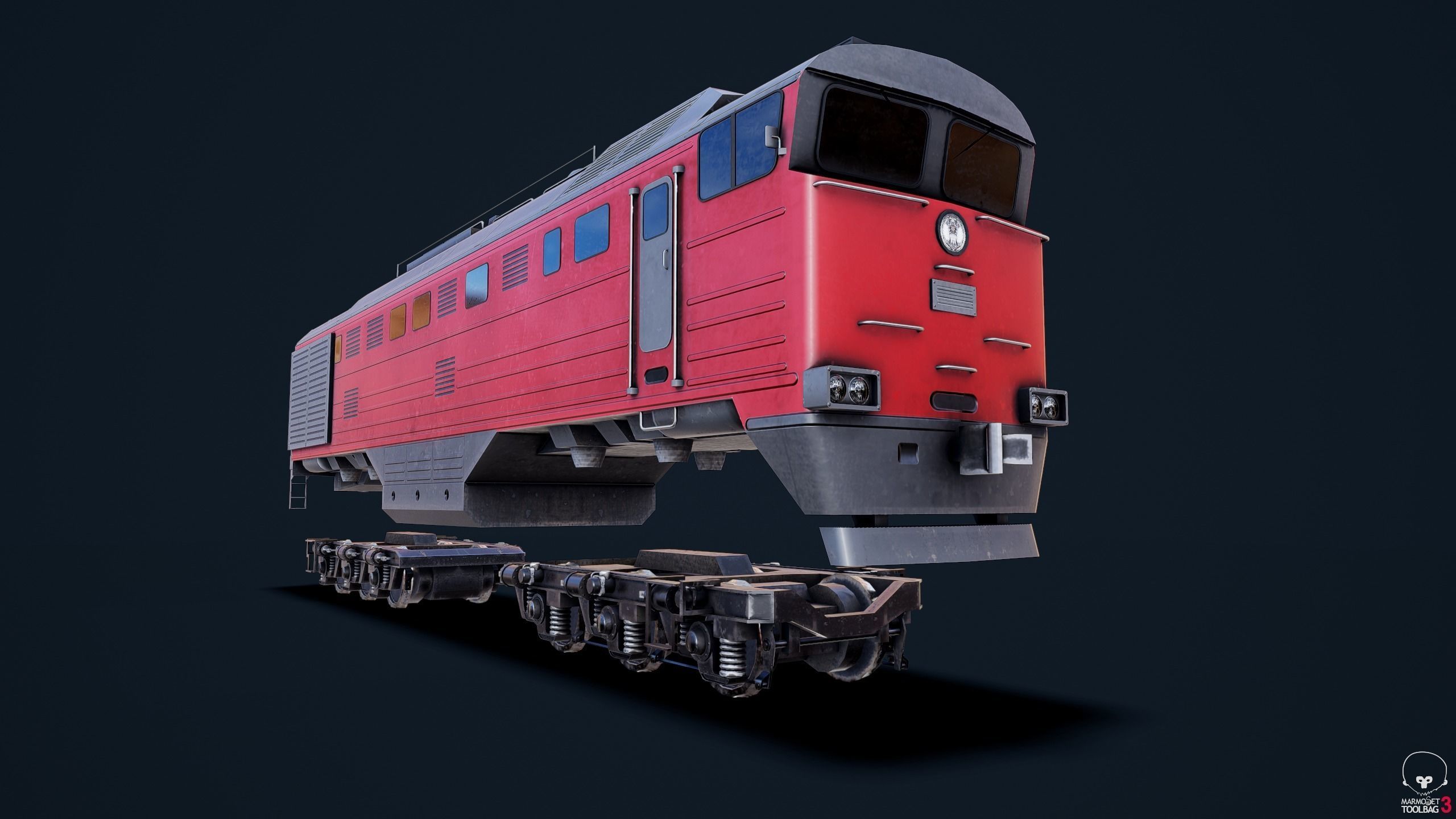3D model Russian train VR / AR / low-poly | CGTrader