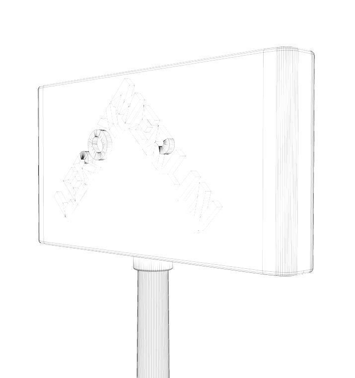 Leroy-Merlin store sign free 3D model | CGTrader