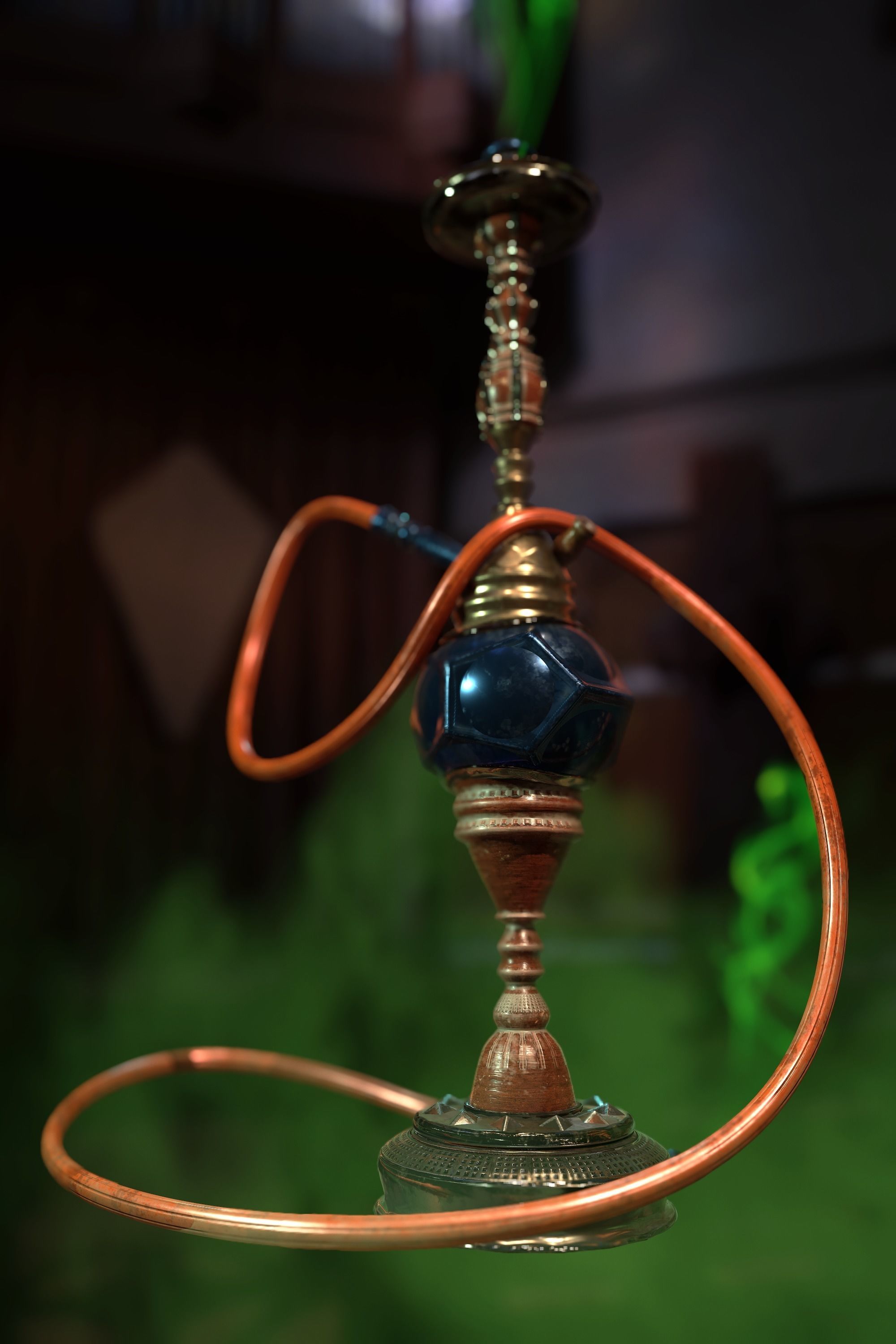 3D model A retro hookah VR / AR / low-poly | CGTrader