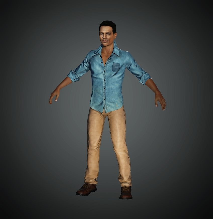 Unity Digital Human HS008 free 3D model animated rigged | CGTrader