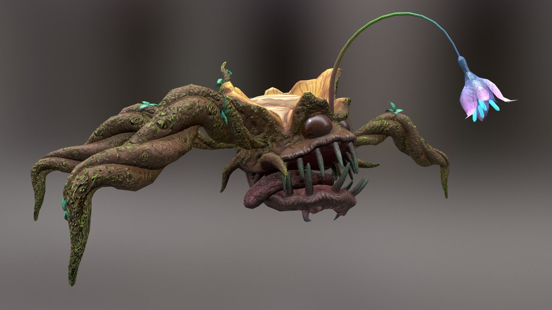 3D model Monster Stump VR / AR / low-poly | CGTrader