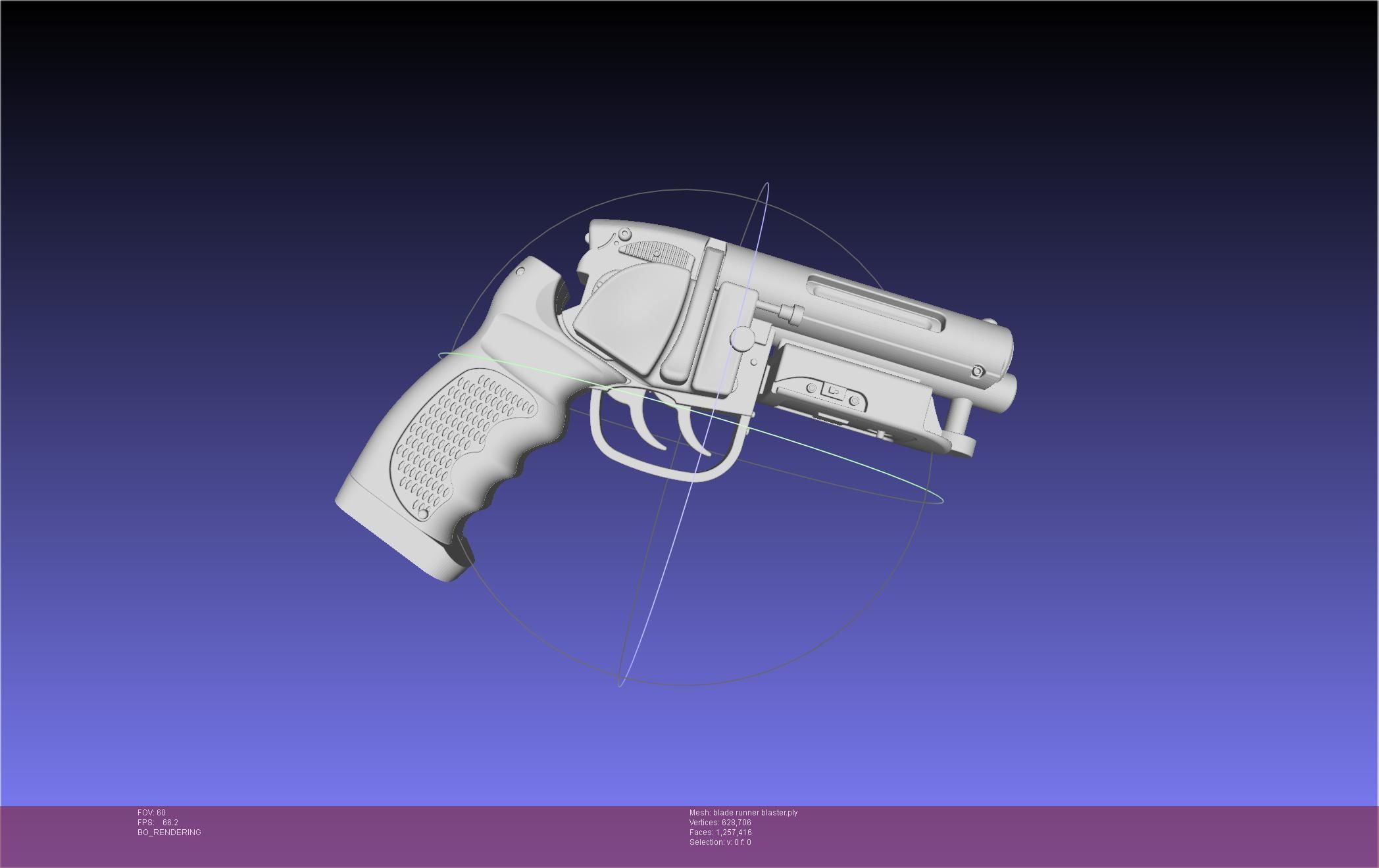 Blade Runner Deckard Blaster Basic Model 3D model | CGTrader