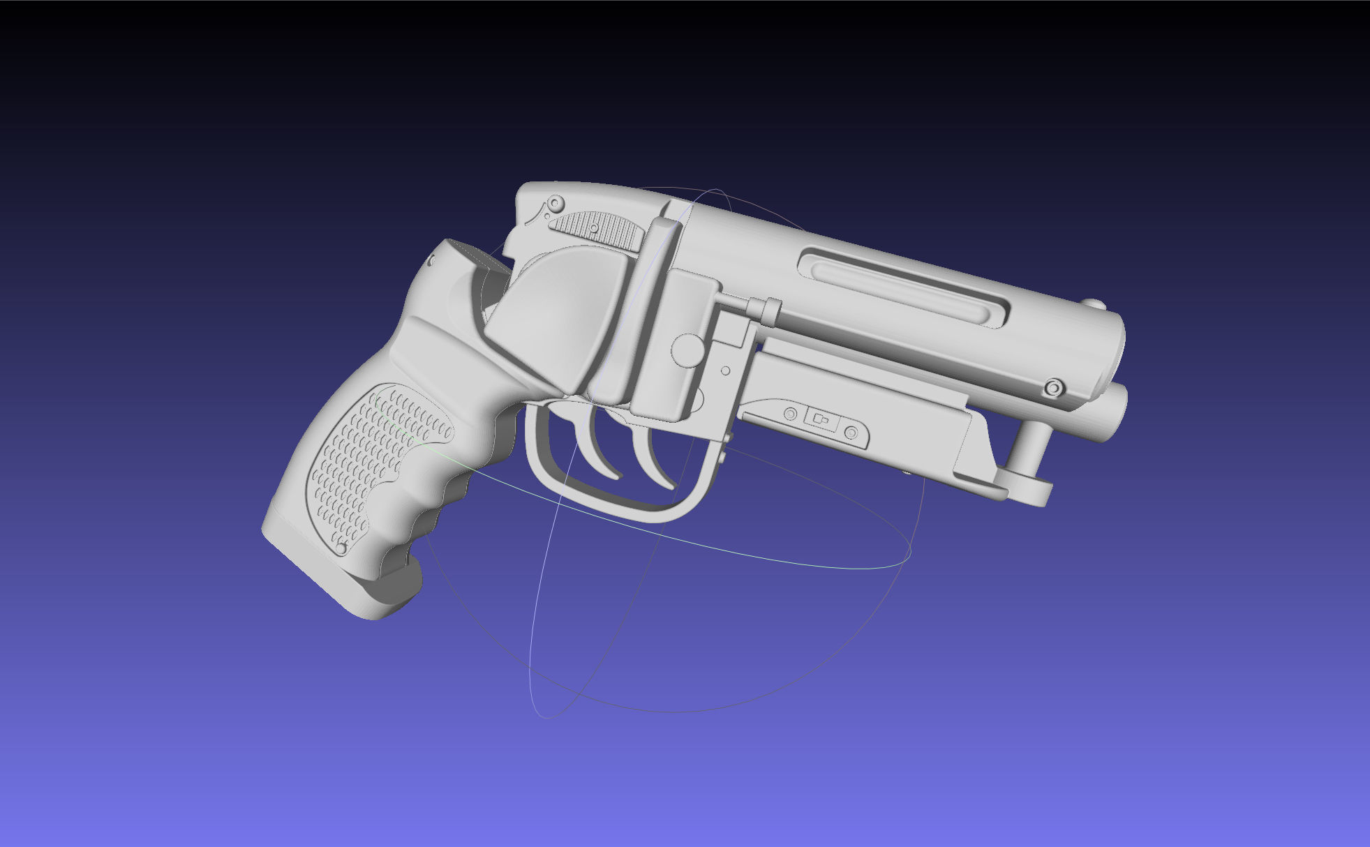 Blade Runner Deckard Blaster Basic Model 3D model | CGTrader