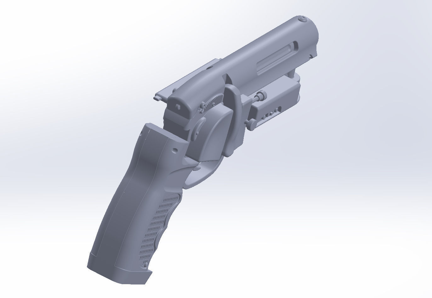 Blade Runner Deckard Blaster Basic Model 3D model | CGTrader