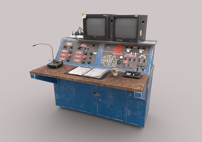 Prison Security Desk 3D model | CGTrader