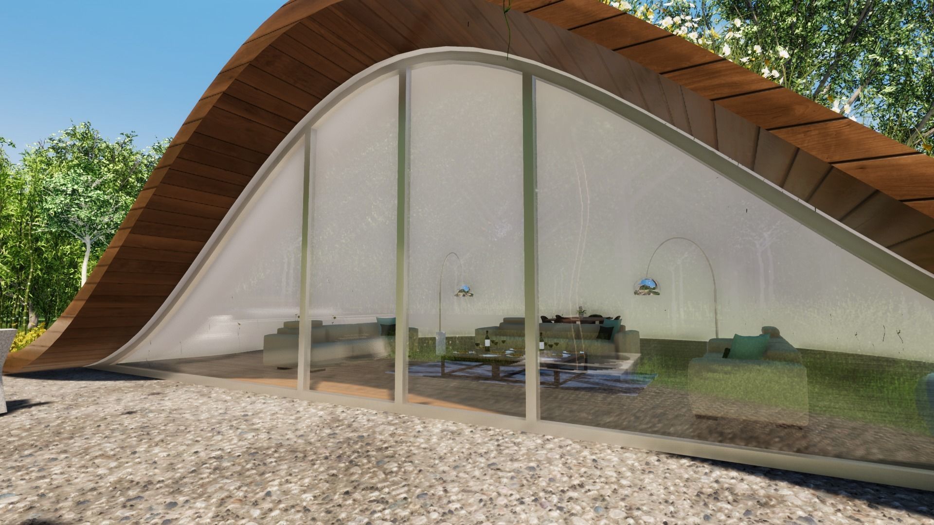 3D model GRASSY HOME VR / AR / low-poly | CGTrader