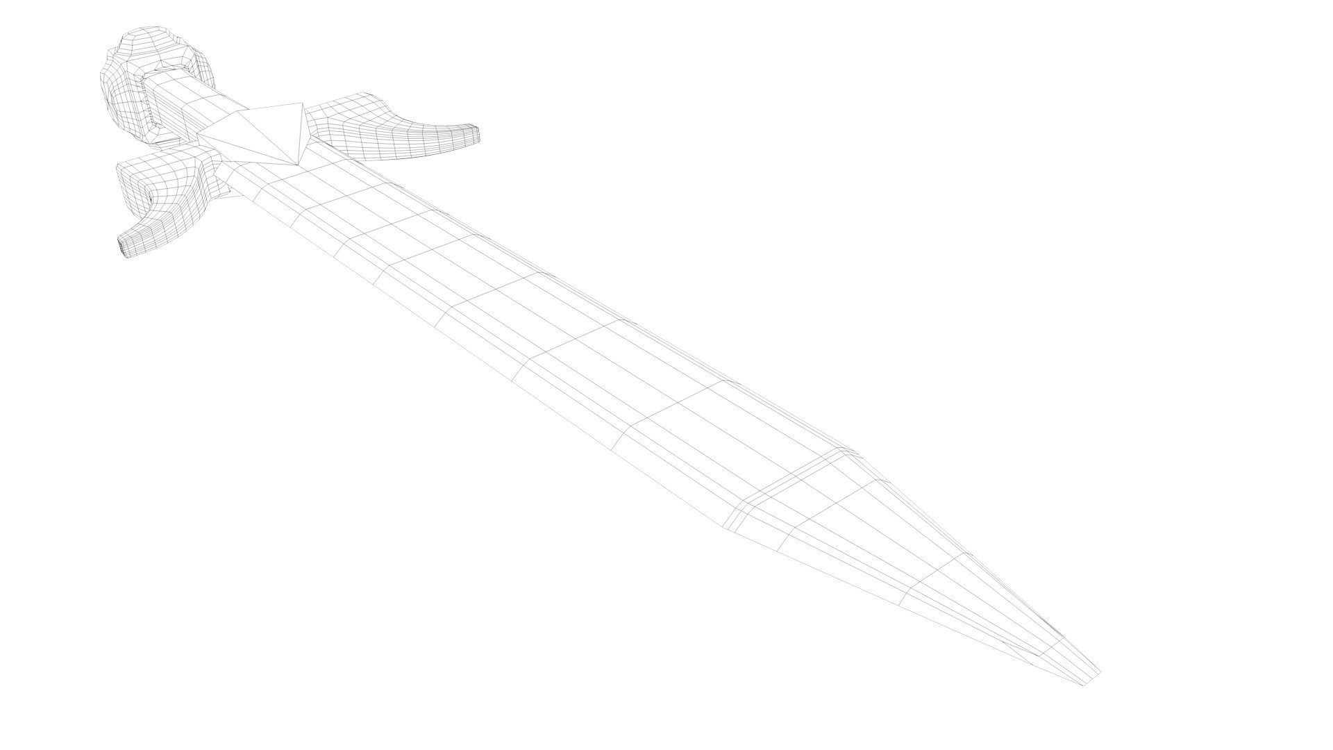 Royal Fantasy Sword 3D model | CGTrader