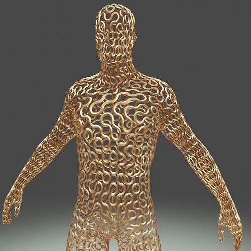Human Abstract Shape 3D model | CGTrader