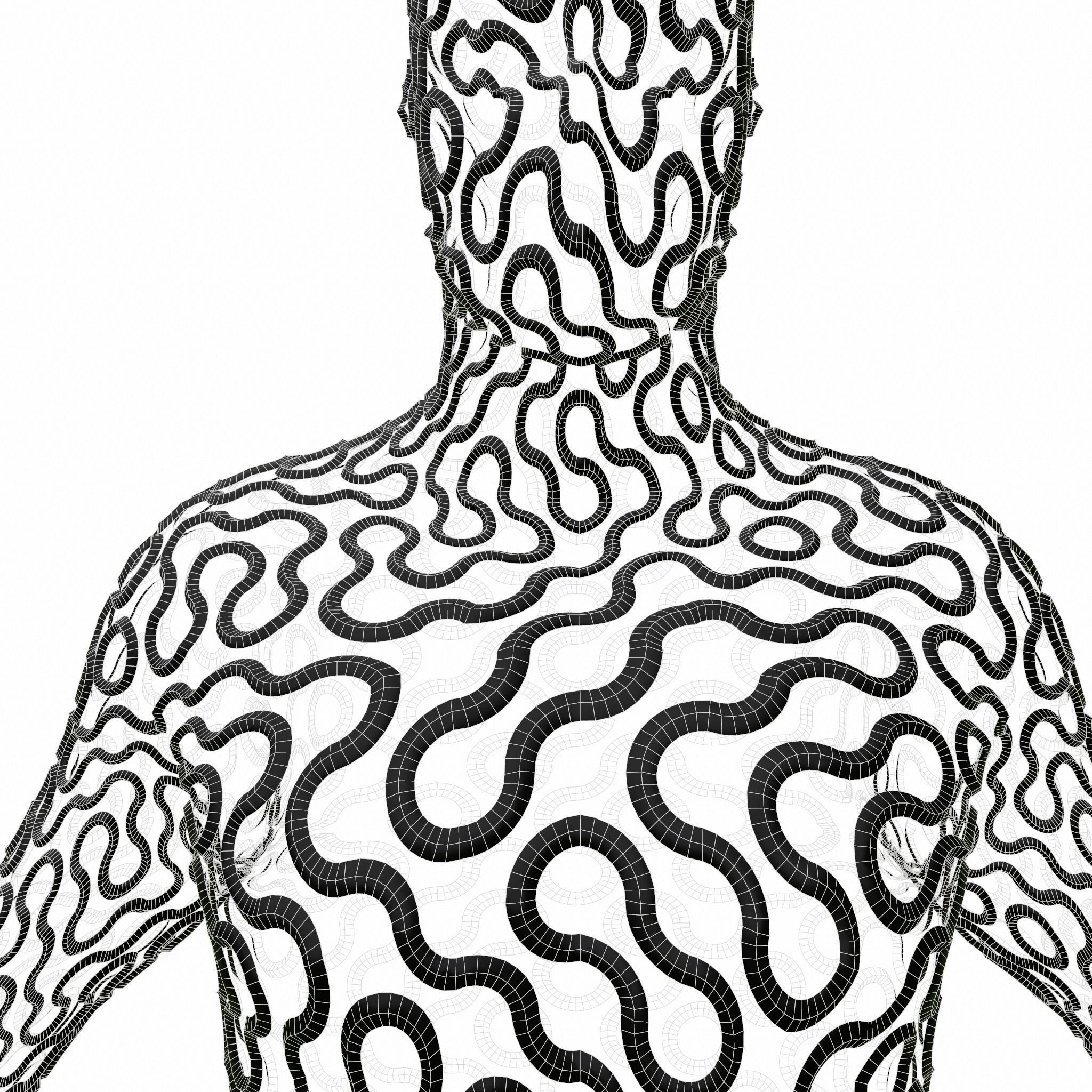Human Abstract Shape 3D model | CGTrader