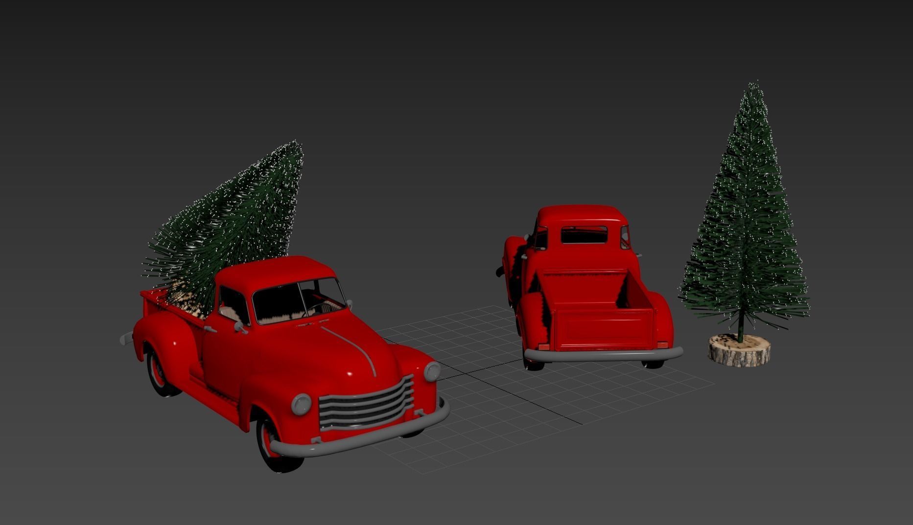 Christmas toy cars 3D Model Collection | CGTrader